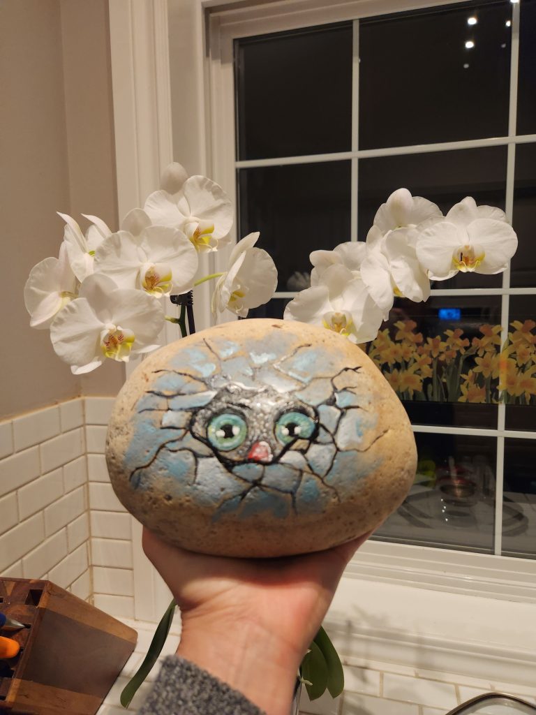 I Am Different Hand Painted Rock | Calgary Southcentre Seamstress